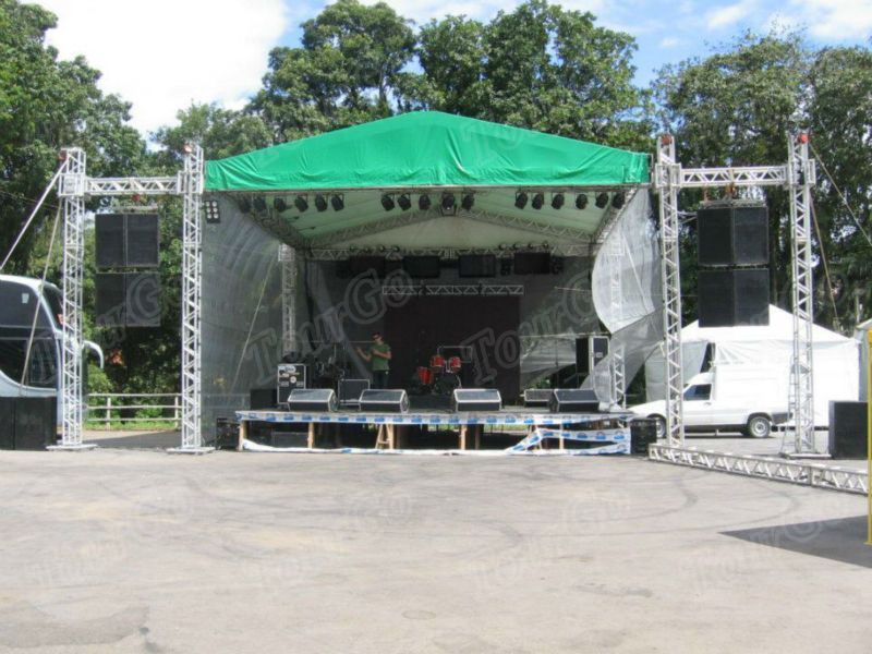 Tourgo 6 Pillar Stage Lighting Truss System Aluminum Truss Frame ...