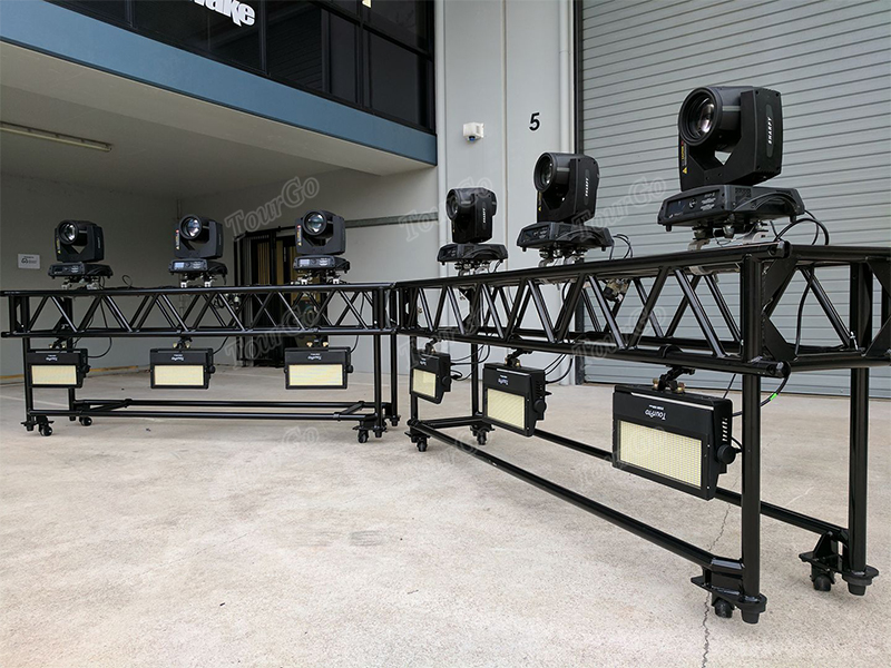 TourGo 8ft Black Aluminum Lighting Pre Rig Truss Same as Tyler GT Truss ...