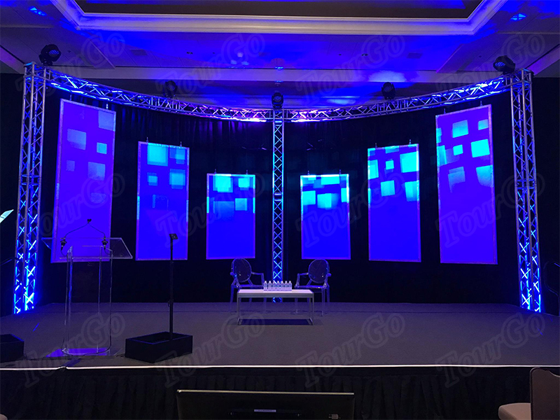 TourGo Wholesale Concert Backdrop Lighting Truss for Talk Show - TourGo ...