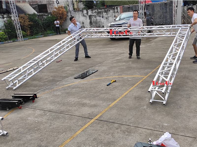 TourGo Aluminum Goal Post Truss for LED Display - TourGo Event Solution ...