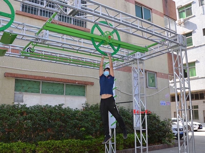 American Ninja Warrior Wheel Roller Obstacle Course for Sale - TourGo ...