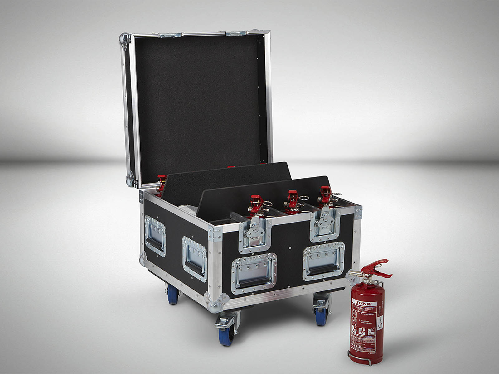 ABC Powder Fire Extinguisher Flight Case - TourGo Event Solution Co., Ltd