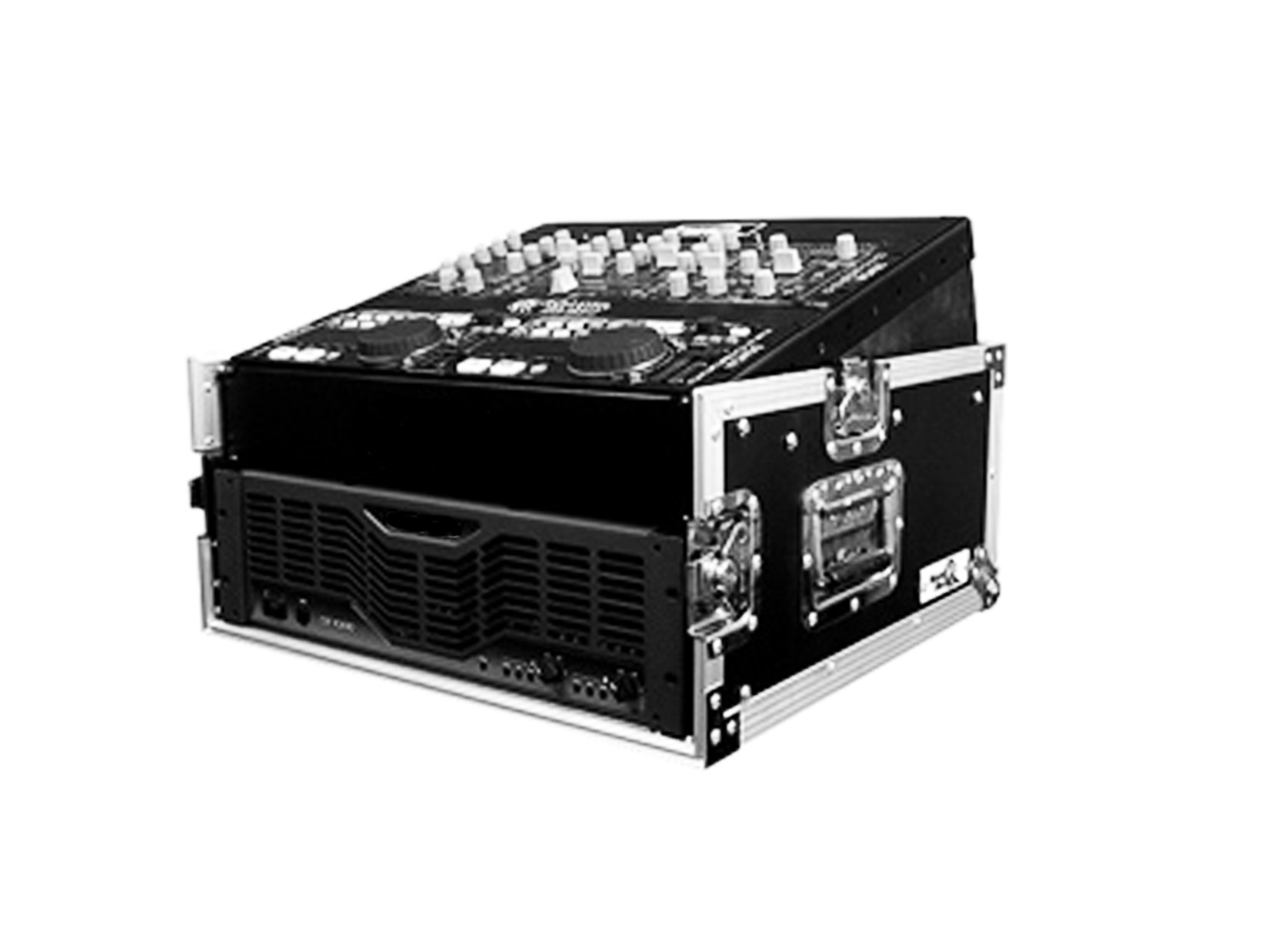 10U SLANT MIXER RACK / 3 U VERTICAL RACK SYSTEM - TourGo Event Solution ...