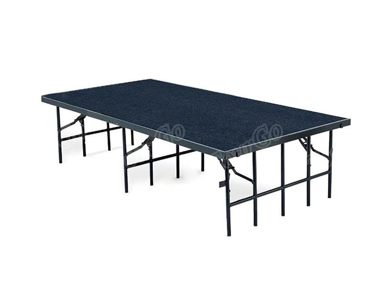 3-Tier Seated Riser Stage Section with Carpeted for 48″ Deep Tiers ...