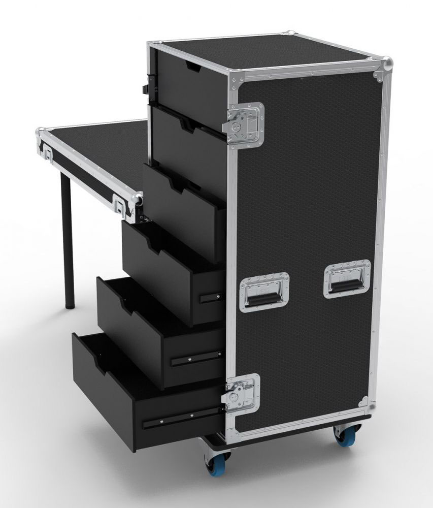 6 Drawer Tech Flight Case - TourGo Event Solution Co., Ltd