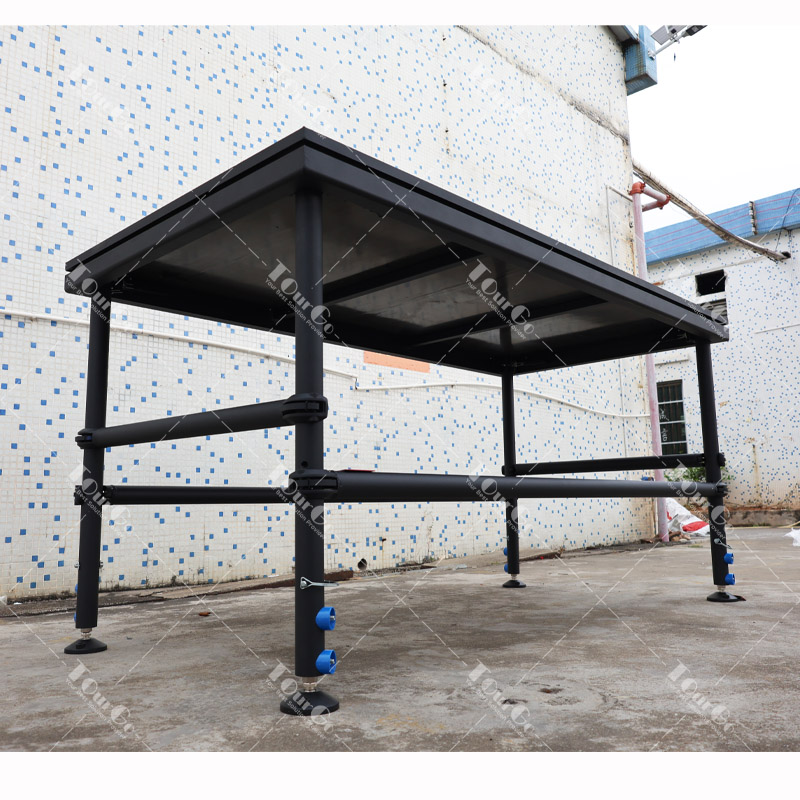 1 X 2M Portable Stages Platform Mobile Stage and Adjustable Stage ...