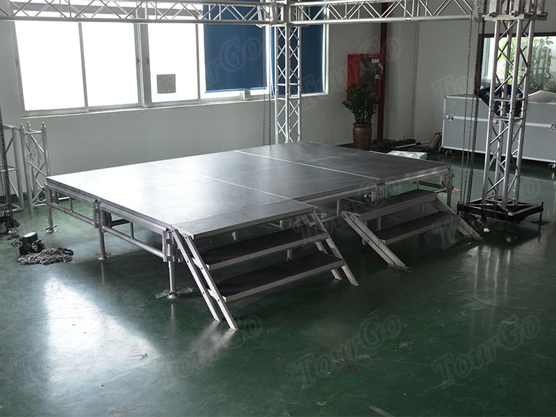 Aluminum Stage Frame with Stage Platform for Outdoor Stage Rental ...