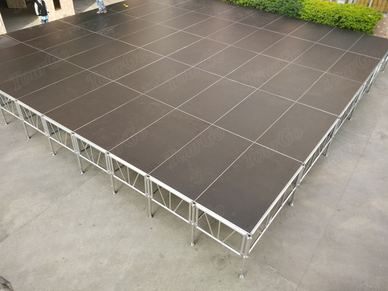 8ft x 4ft Cheap Aluminum Stage with Stage Decks for Sale – TourGo ...