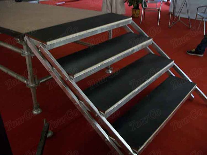 TourGo Aluminum Stage with Portable Drum Riser for Concert Stage Rental ...