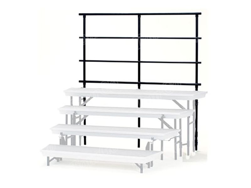 Back Guard Rail for Trans Port 4-Tier Riser - TourGo Event Solution Co ...