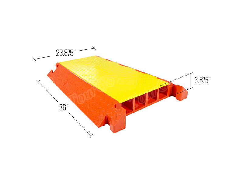 4-Channel Linebacker Cable Protector Ramp for 3″ diameter cables ...