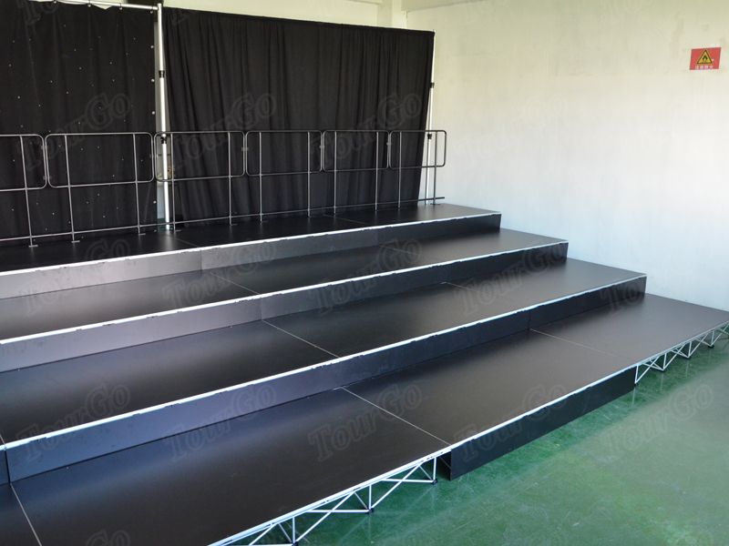 TourGo Fashion Choir Stage System with Church Stage Platform & Risers ...