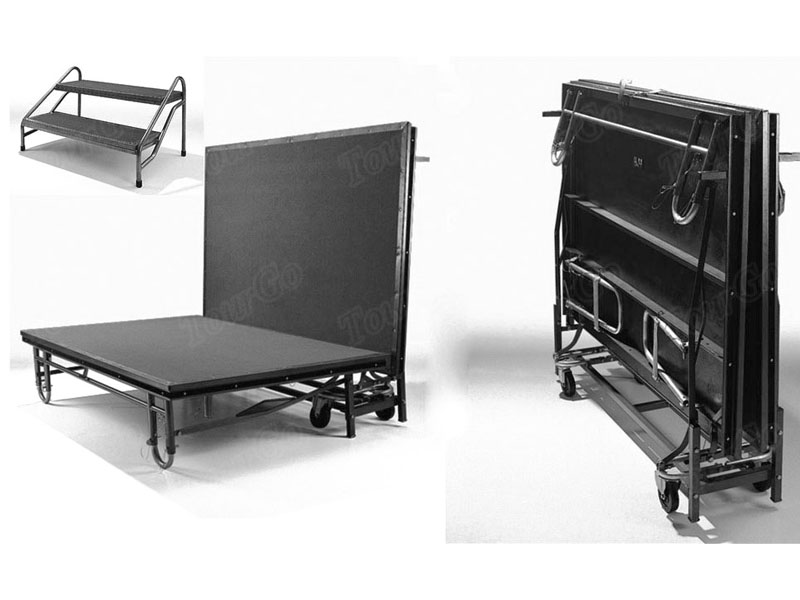 TourGo Mobile Folding Stage with Wheels Used Wedding Stage - TourGo ...