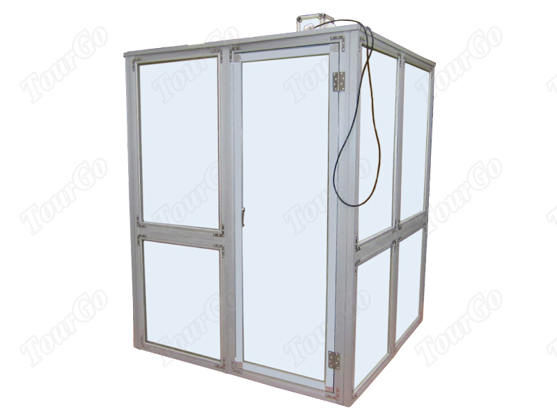 Full Transparent interpreter booths for 2 persons - TourGo Event ...