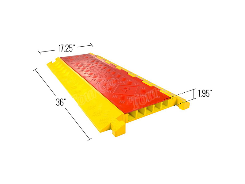 2-Channel Linebacker Cable Protector Ramps for 3.25″ diameter cables ...