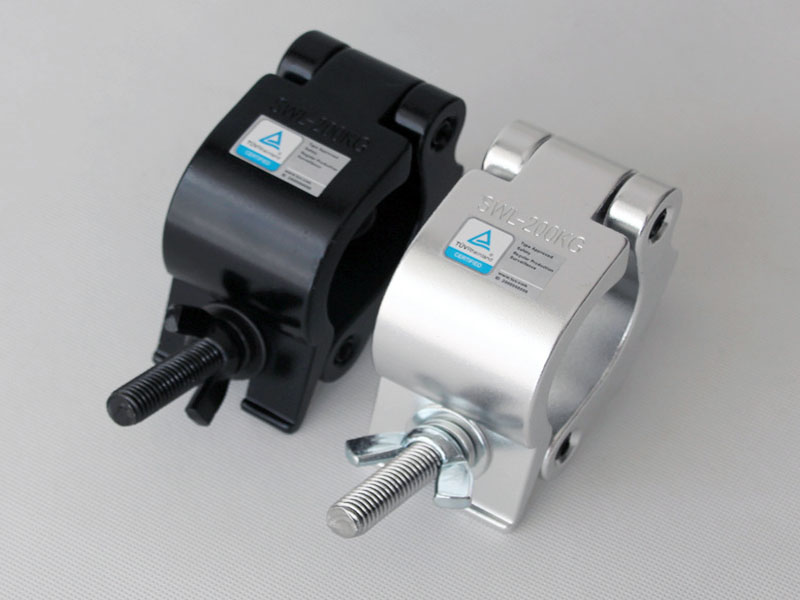 TOURGO Black Medium Duty Wrap Around Clamp With Eyebolt For 48-51mm ...