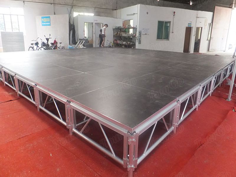 Elevated Stage Platforms NPS® 8'x12' Portable Stage, 24"