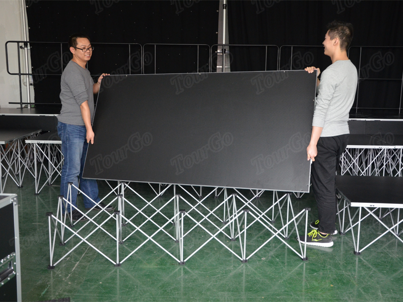 TourGo Stage Platform Used Mobile Stage for Sale / Runway Catwalk Stage ...