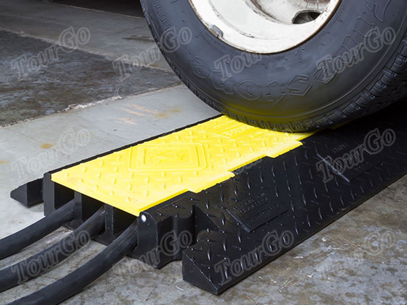 3-Channel Yellow Jacket Cable Protector Cover for 2.125″ diameter ...