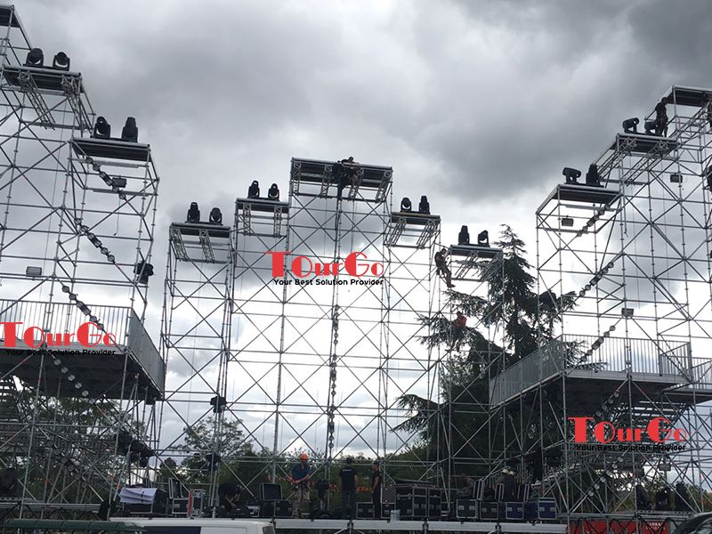 TourGo Aluminum Concert Scaffolding Truss System - TourGo Event ...