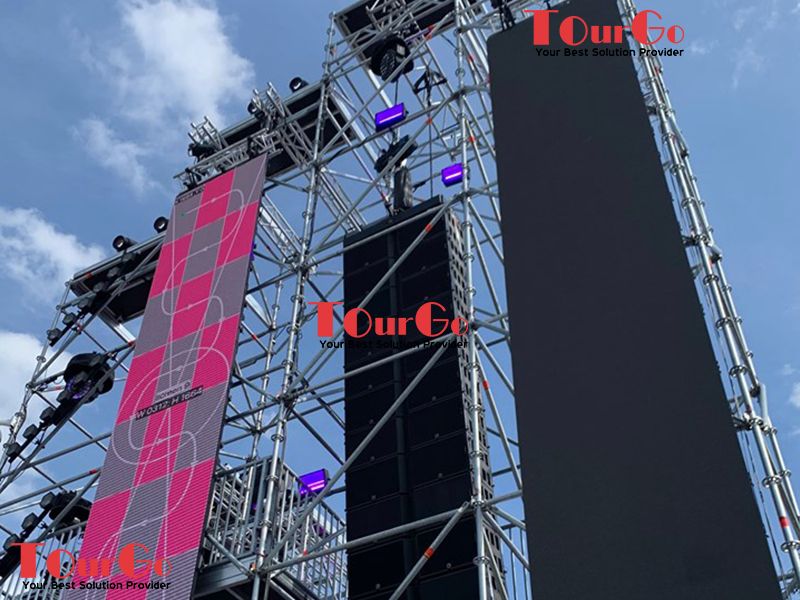 TourGo Aluminum Concert Scaffolding Truss System - TourGo Event ...