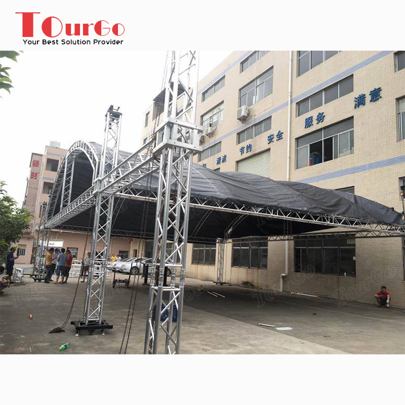 Tourgo Outdoor Event Arched Roof Truss with Canopy - TourGo Event ...