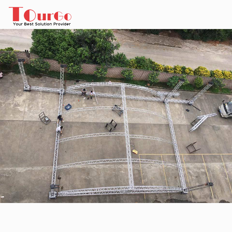 Tourgo Outdoor Event Arched Roof Truss with Canopy - TourGo Event ...
