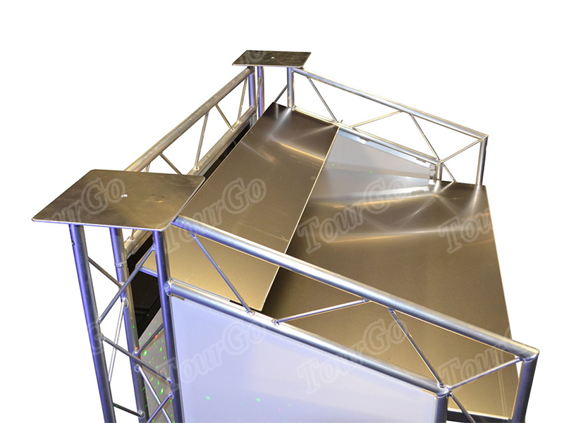 TourGo High Qulity Controller Station 5-ft Aluminum Truss DJ Booth ...