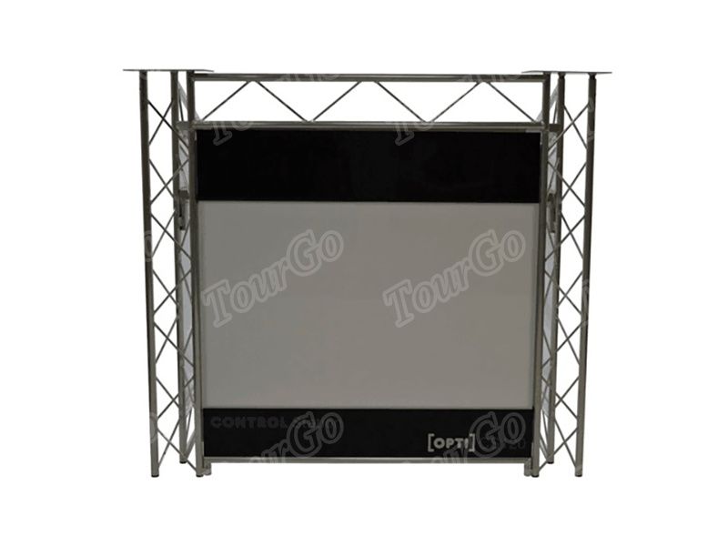 TourGo Control Station Mobile Aluminum DJ Booth - TourGo Event Solution ...