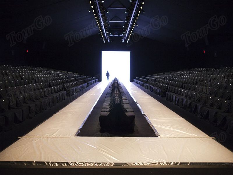 TourGo Aluminum Fashion Show Catwalk Stage With Backdrop - TourGo Event ...