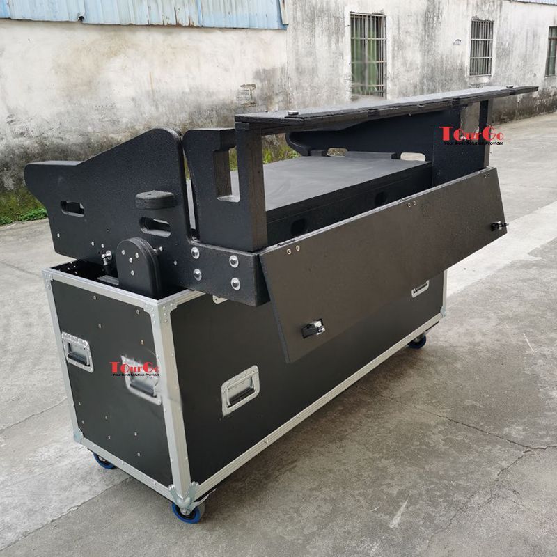 TourGo customized PRO DJ audio equipment Flip Flight Road case Mixer ...