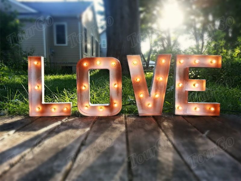 TourGo Marquee Light Up Letters LOVE LED Sign - TourGo Event Solution ...