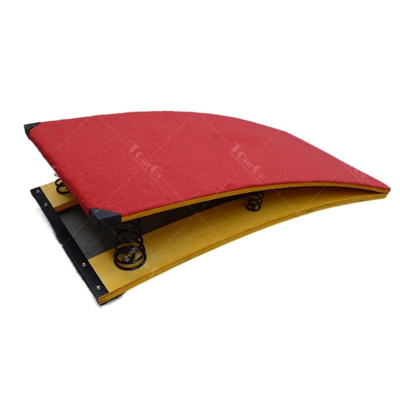 Gym fitness equipment gymnastic springboard for ninja warrior obstacle ...
