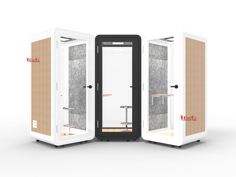 Private Office Pod Soundproof Telephone Booth Room for Home - TourGo ...