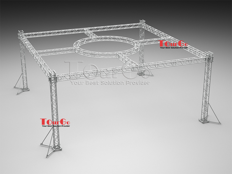 TourGo Aluminum Round Roof Truss 8x8x6m - TourGo Event Solution Co., Ltd