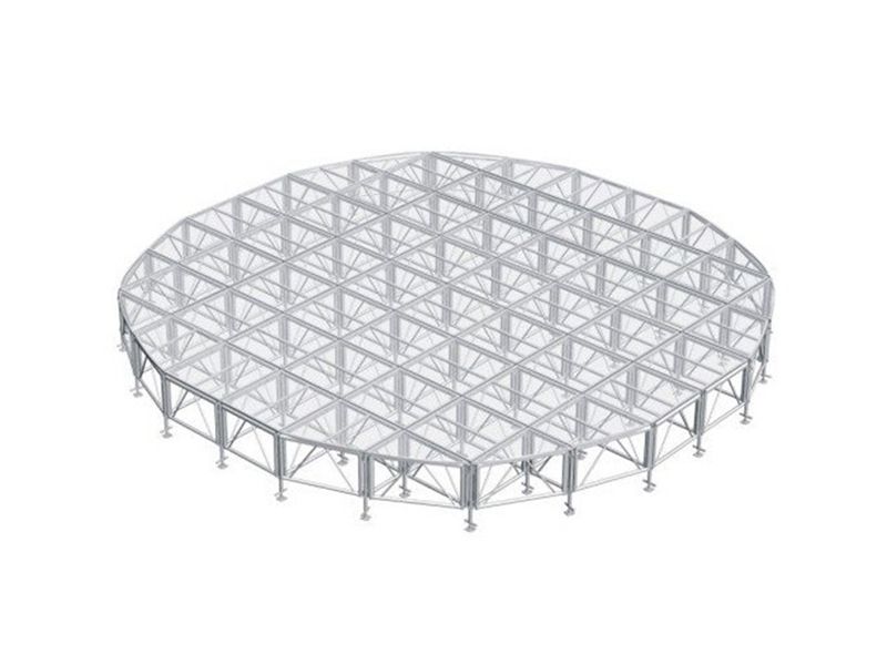 Non-slip Finished Portable Round Stage Platform Used Aluminum Stage for ...